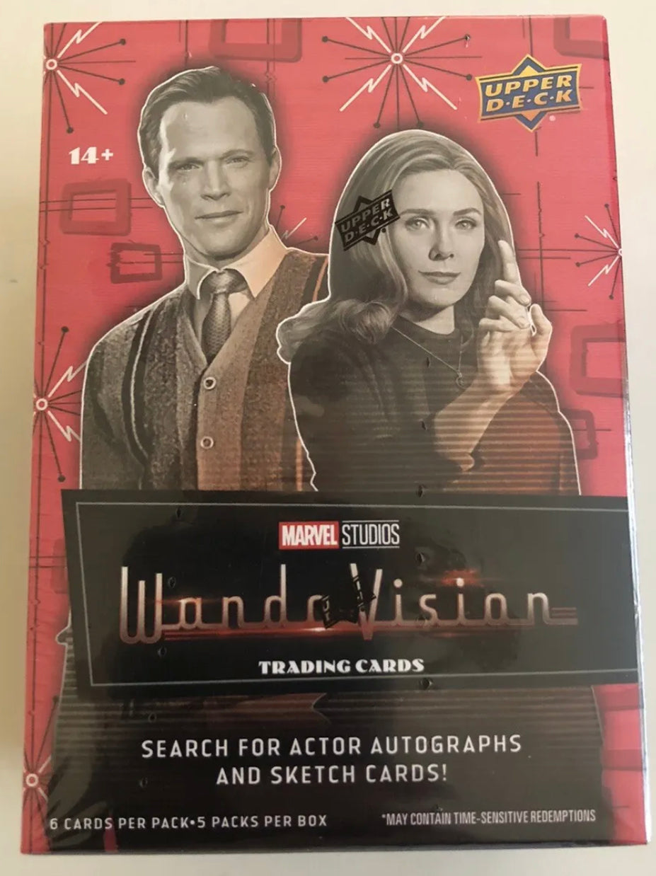 2022 UPPER DECK MARVEL STUDIOS WANDA VISION SEALED BLASTER BOX – Wax Pack Kid