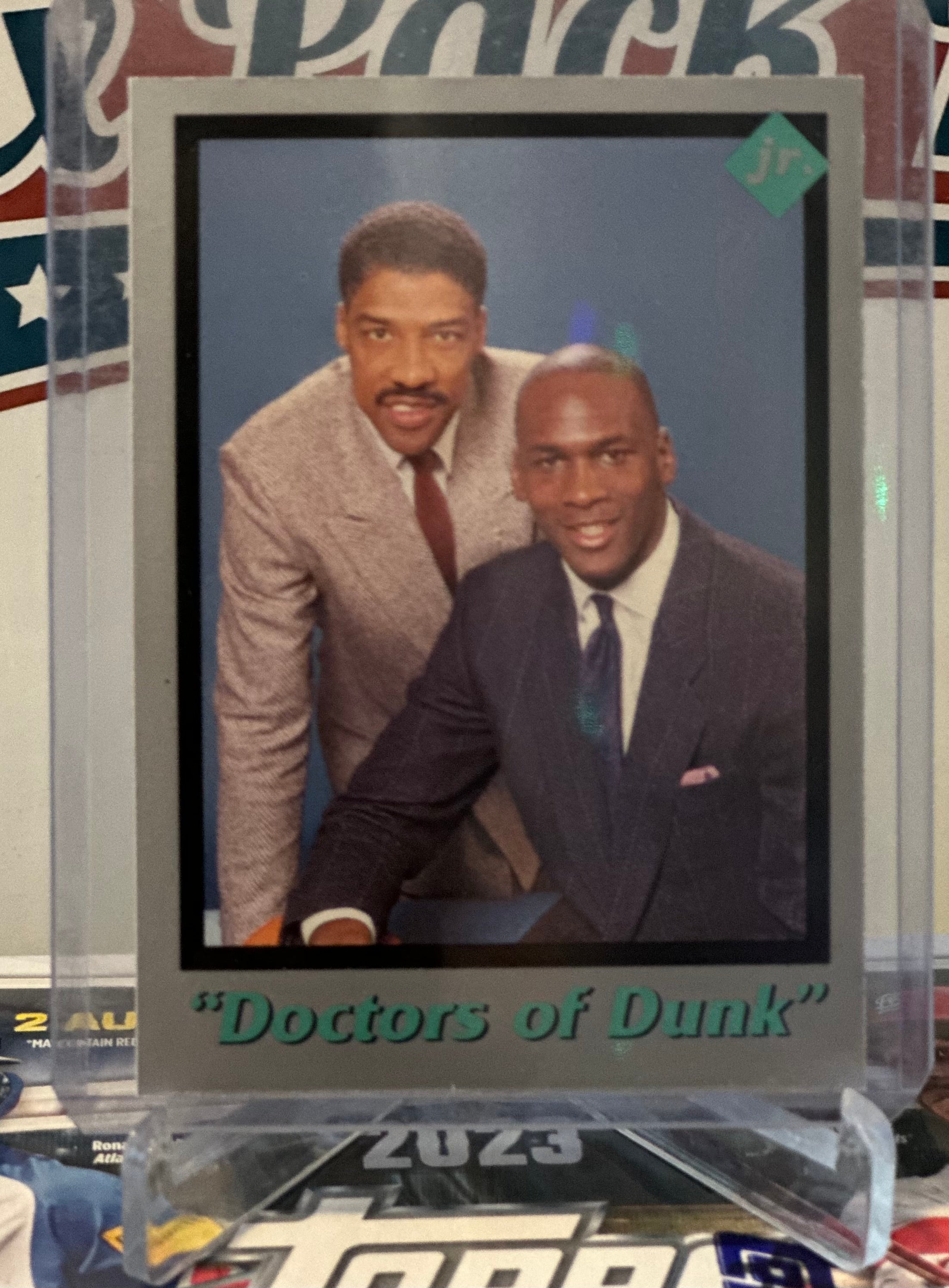 Dr’s of Dunk Julius Erving / Michael Jordan Promo Card – Wax Pack Kid