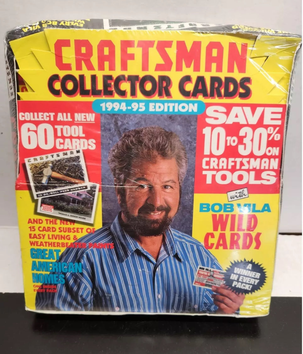 Craftsman Collector Cards 1994-95 Edition Complete Sealed Box – Wax ...