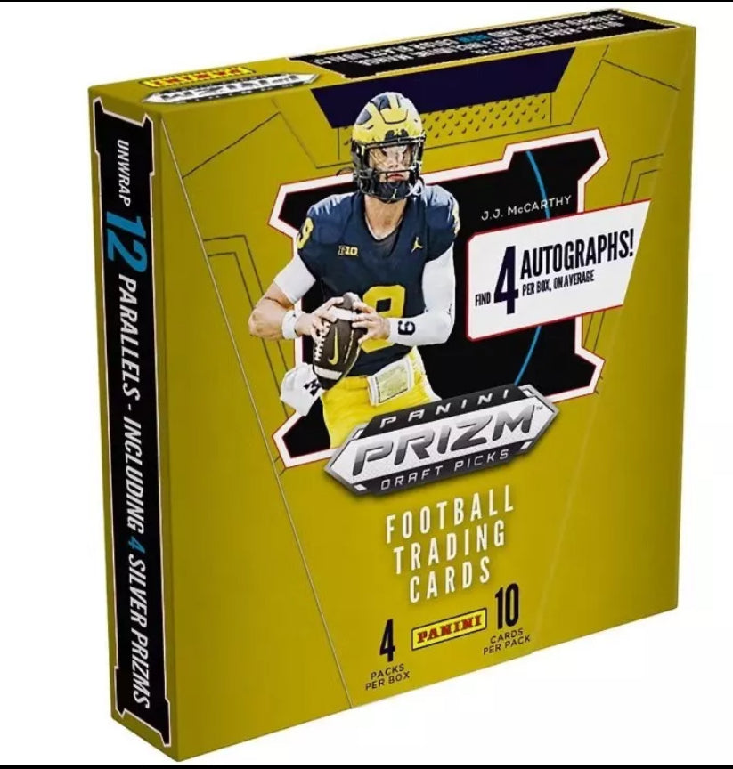 2024 PANINI PRIZM DRAFT FOOTBALL HOBBY BOX – Wax Pack Kid