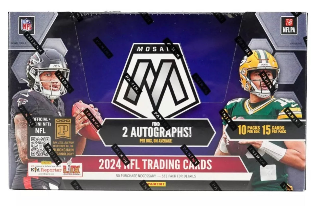 2024 PANINI MOSAIC NFL FOOTBALL HOBBY BOX – Wax Pack Kid