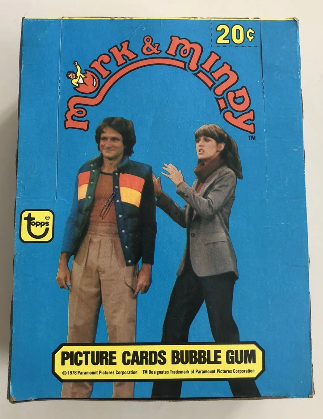1979 TOPPS MORK & MINDY FULL BOX * 36 SEALED WAX PACKS * ROBIN WILLIAM ...