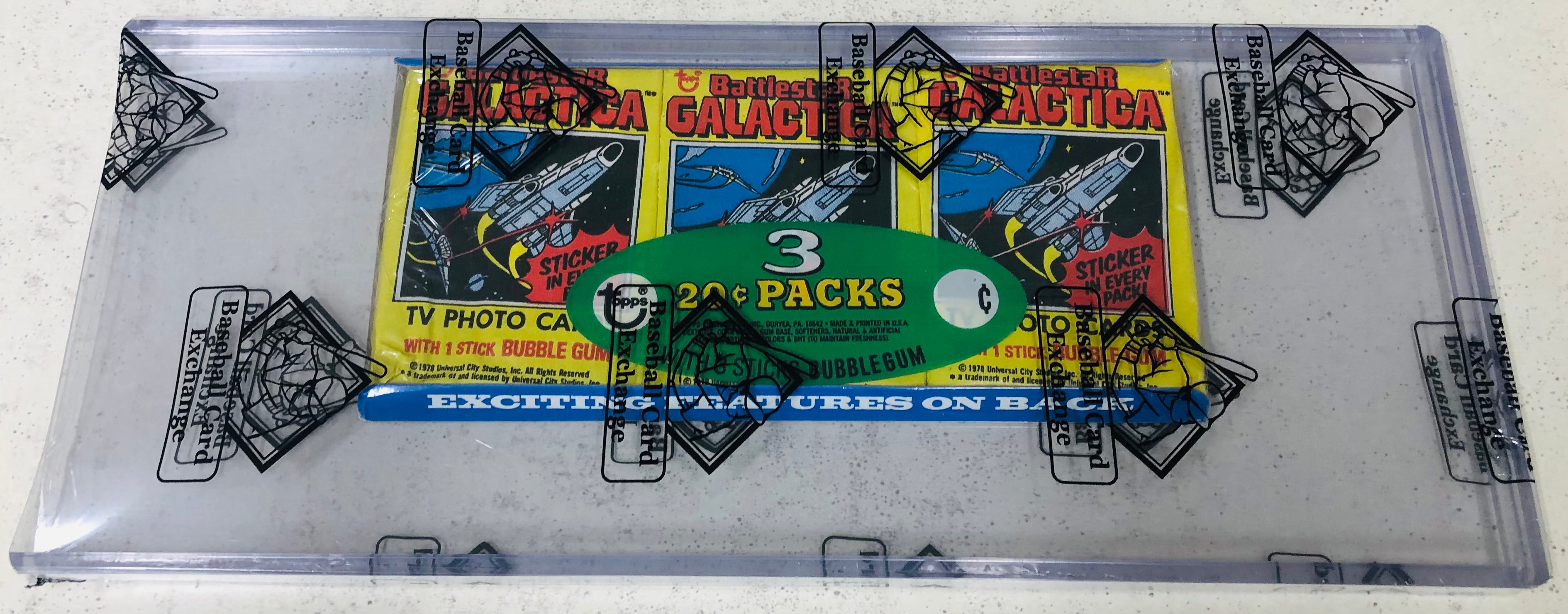 1978 Topps Battlestar Galactica Wax Tray BBCE Authenticated – Wax Pack Kid
