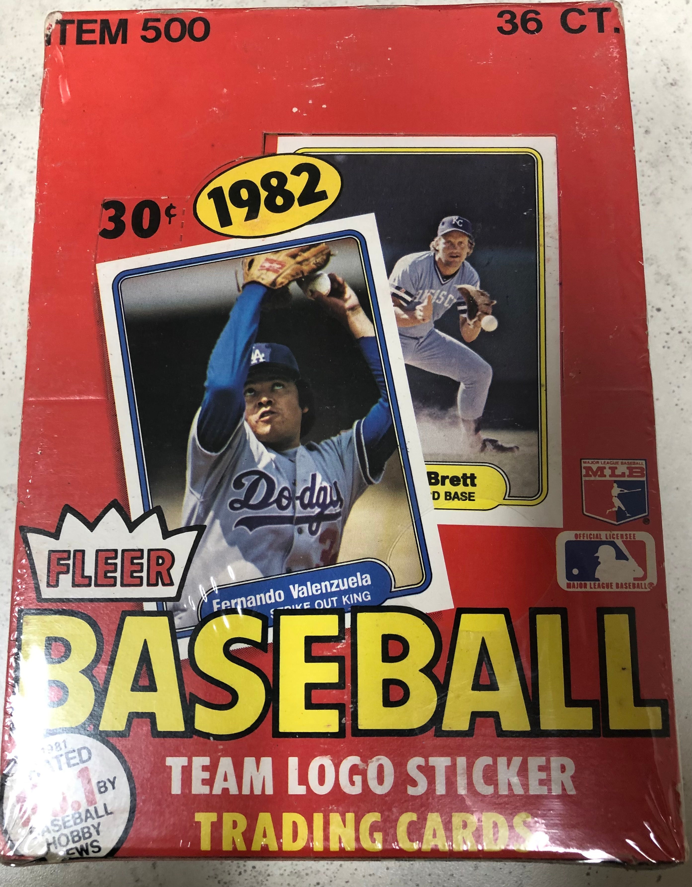1982 Fleer Baseball Wax Box BBCE Authenticated – Wax Pack Kid