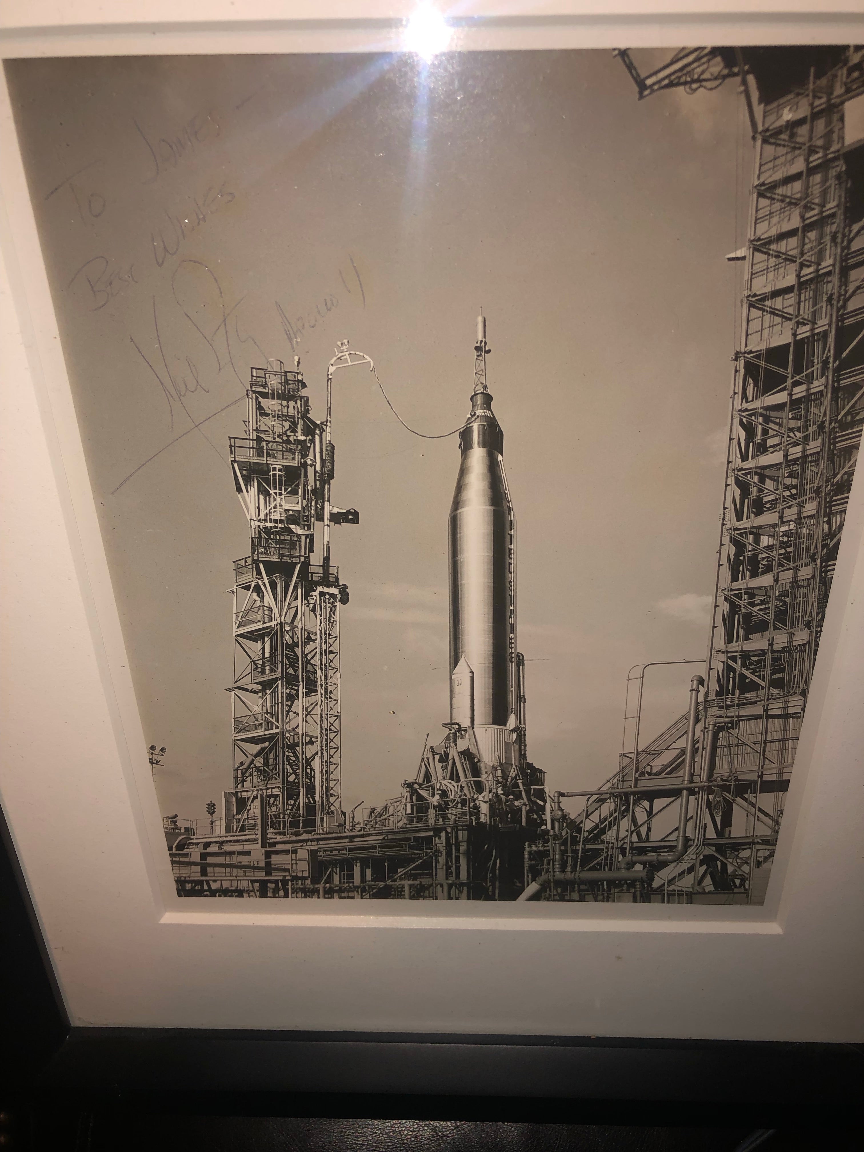 Neil Armstrong Signed Apollo11 Personalized 8x10 – Wax Pack Kid