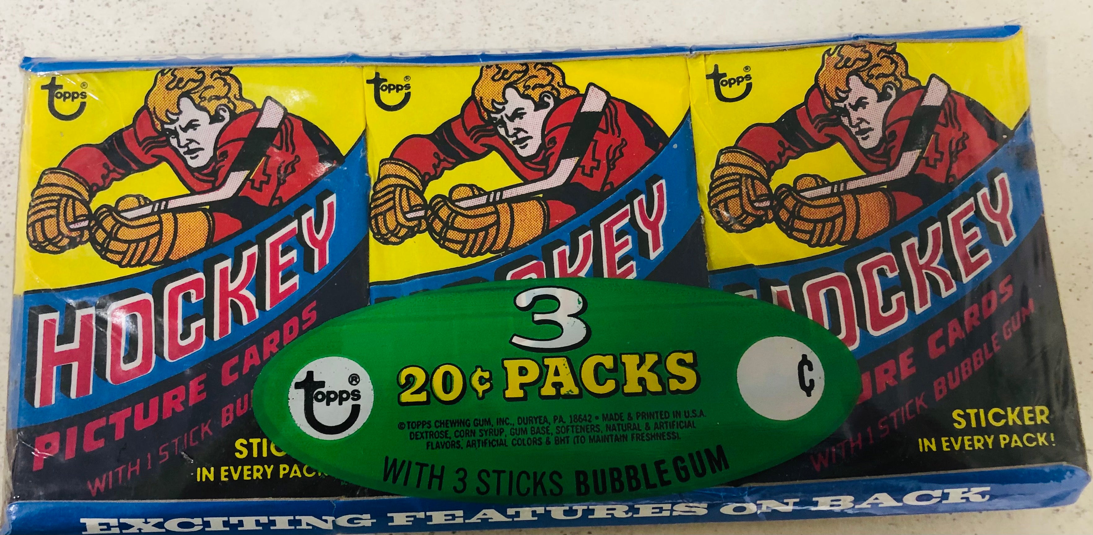 1978 Topps Hockey Wax Tray – Wax Pack Kid
