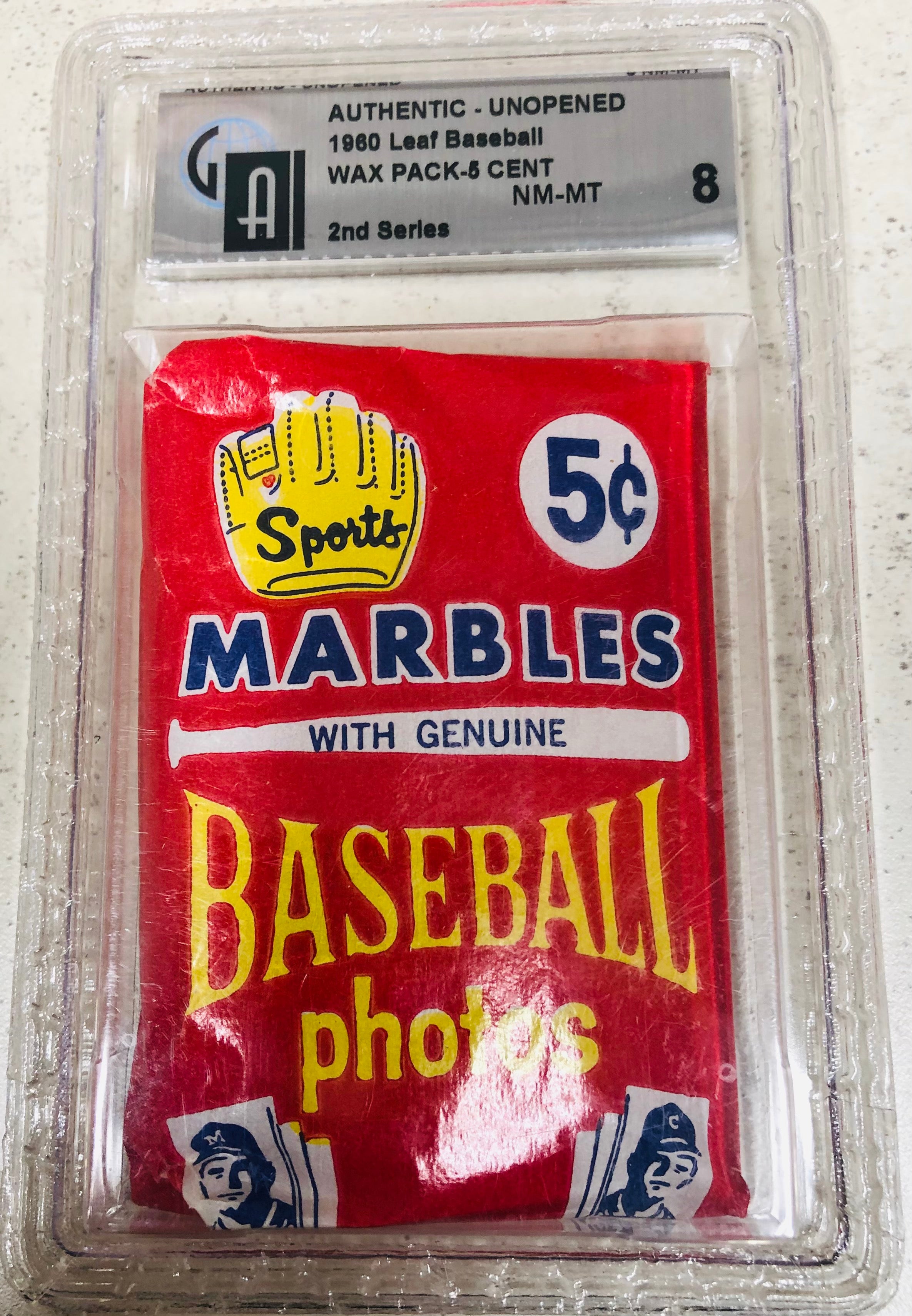 1960 Leaf Baseball Pack GAI 8 Series 2 – Wax Pack Kid