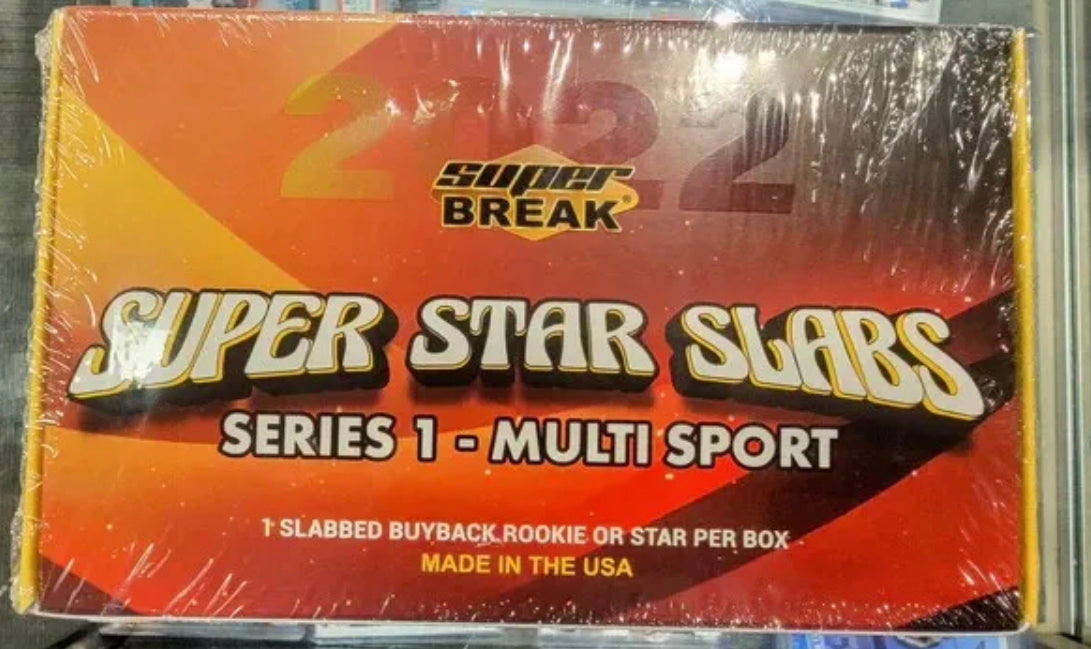 2022 Super Break SuperStar Slabs Series 1 Box – Wax Pack Kid