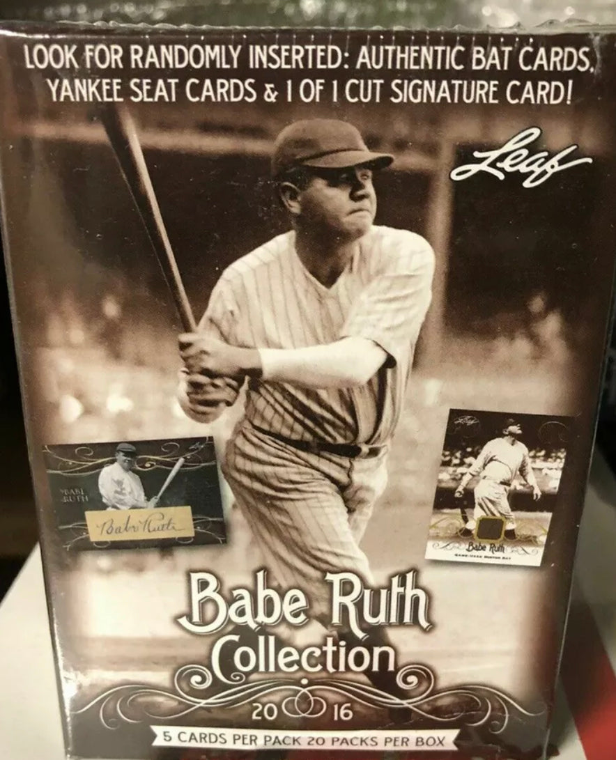 Babe Ruth Collection 2016 Trading Cards Box Sealed – Wax Pack Kid