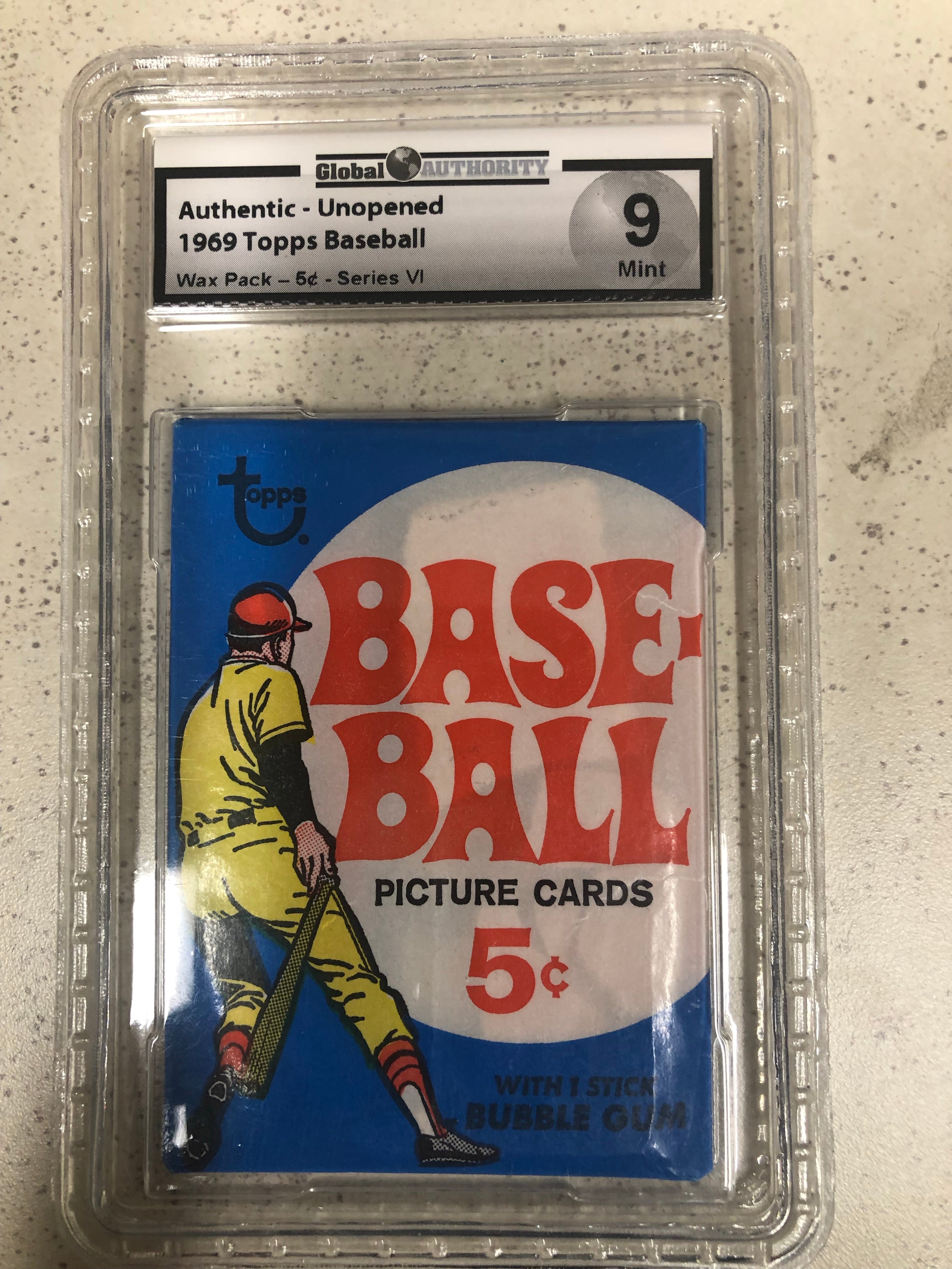 1969 Topps Baseball Wax Pack GAI 9 VI Series – Wax Pack Kid