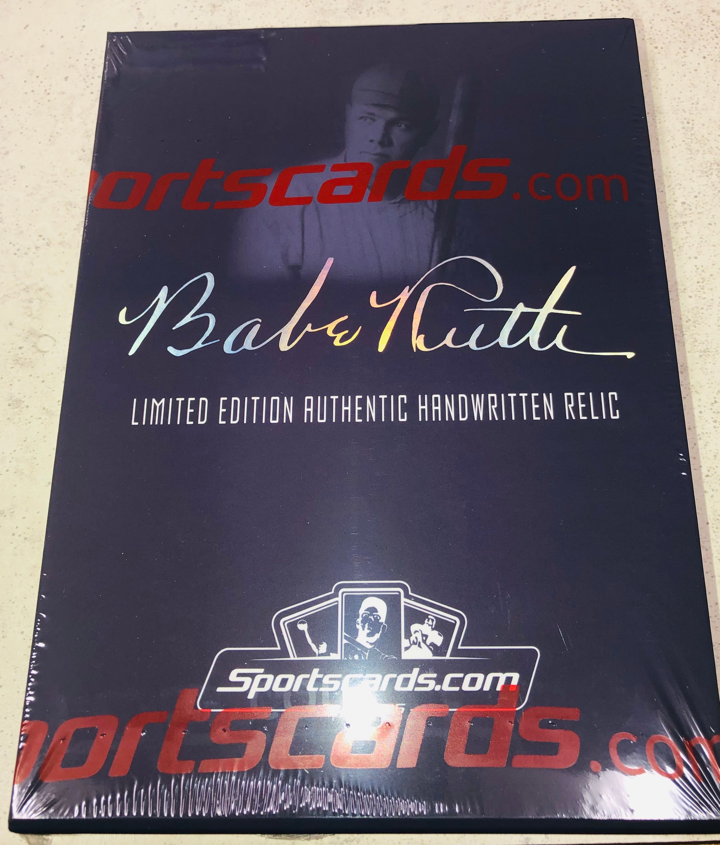 Babe Ruth Relic Box Handwritten Auto Possible – Wax Pack Kid
